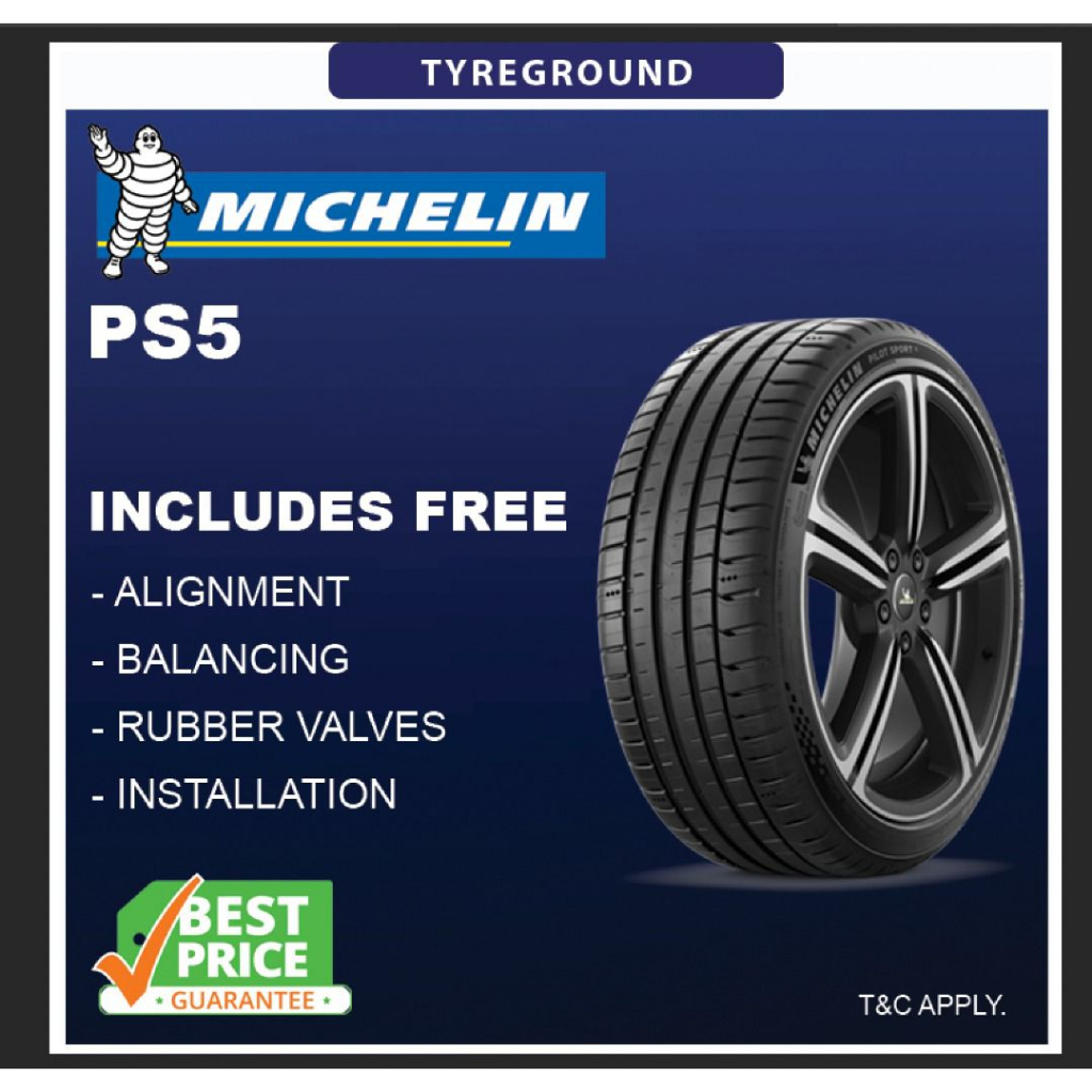 Michelin Tyre Pilot Sport 5 ALL SIZE RANGE AT 17"-18" | Shopee Malaysia