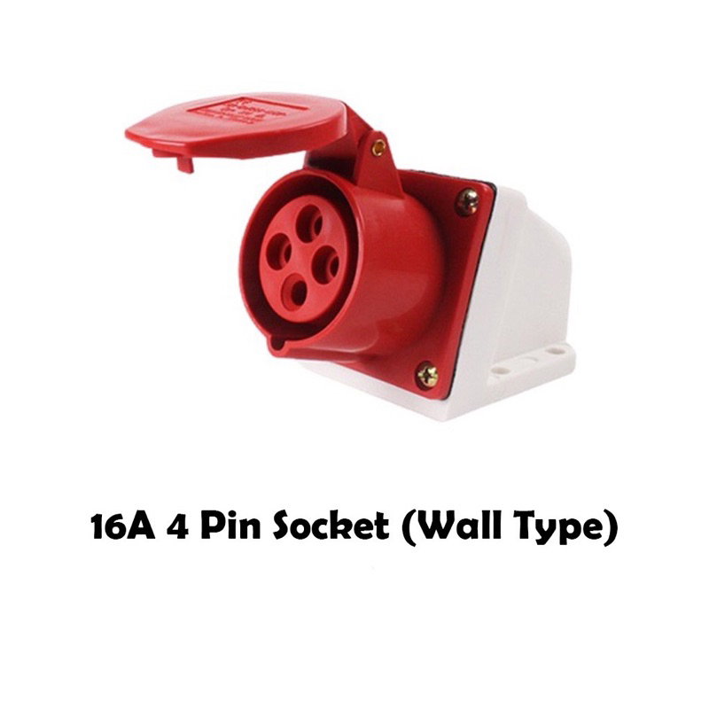 CEE INDUSTRIAL PLUG & SOCKET 3 PIN 4 PIN 5 PIN CONNECTOR 16A 32A ...