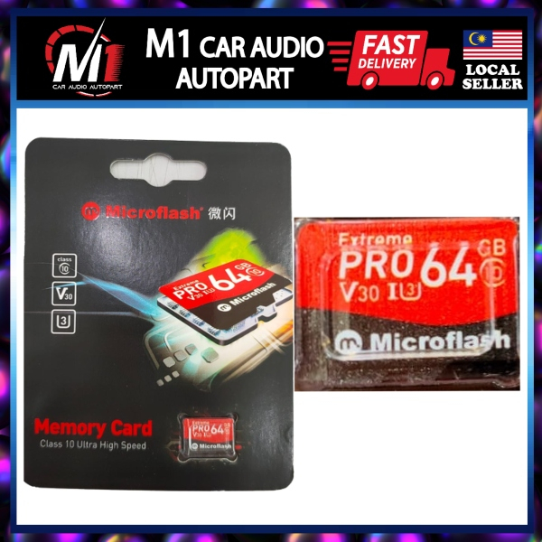 Microflash Micro SD Card Memory Card Class 10 Ultra High Speed 32GB ...