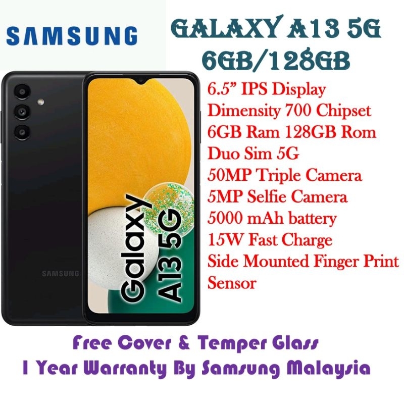 Samsung Galaxy A13 5G SM-A136B/DS 1 Year Warranty | Shopee Malaysia