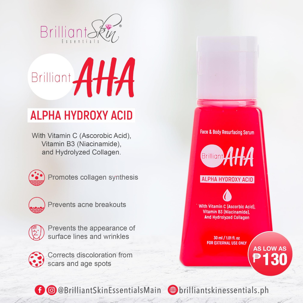 Red Tomato AHA Alpha Hydroxy Acid w/ BHA + PHA Water Serum 30ml ...