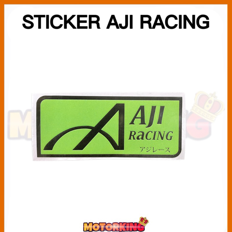 STICKER AJI RACING STICKER TAMPAL HELMET MOTOR AJI RACING | Shopee Malaysia