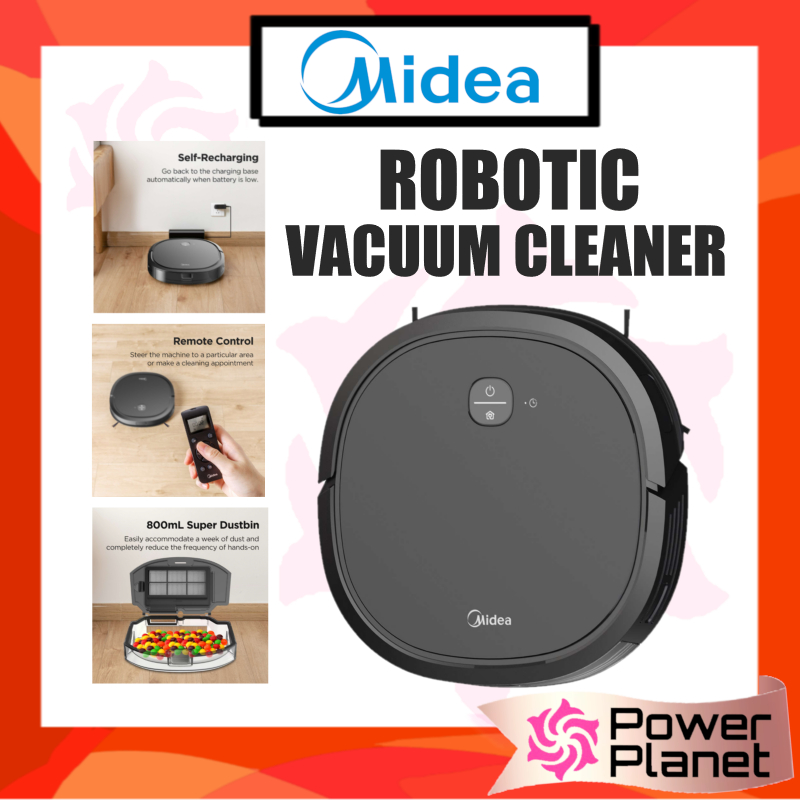 Midea Robotic Vacuum Cleaner MVC-M3L with Multiple Cleaning Modes ...