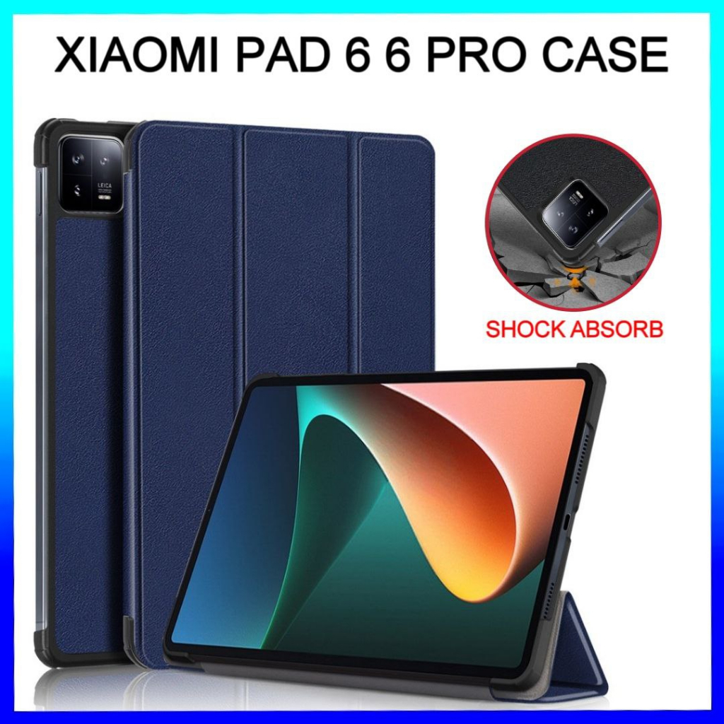 Xiaomi Pad 6 / 6 Pro 11 inch Leather Magnetic Flip Case Mipad6 Mipad 6pro Casing | Shopee Malaysia