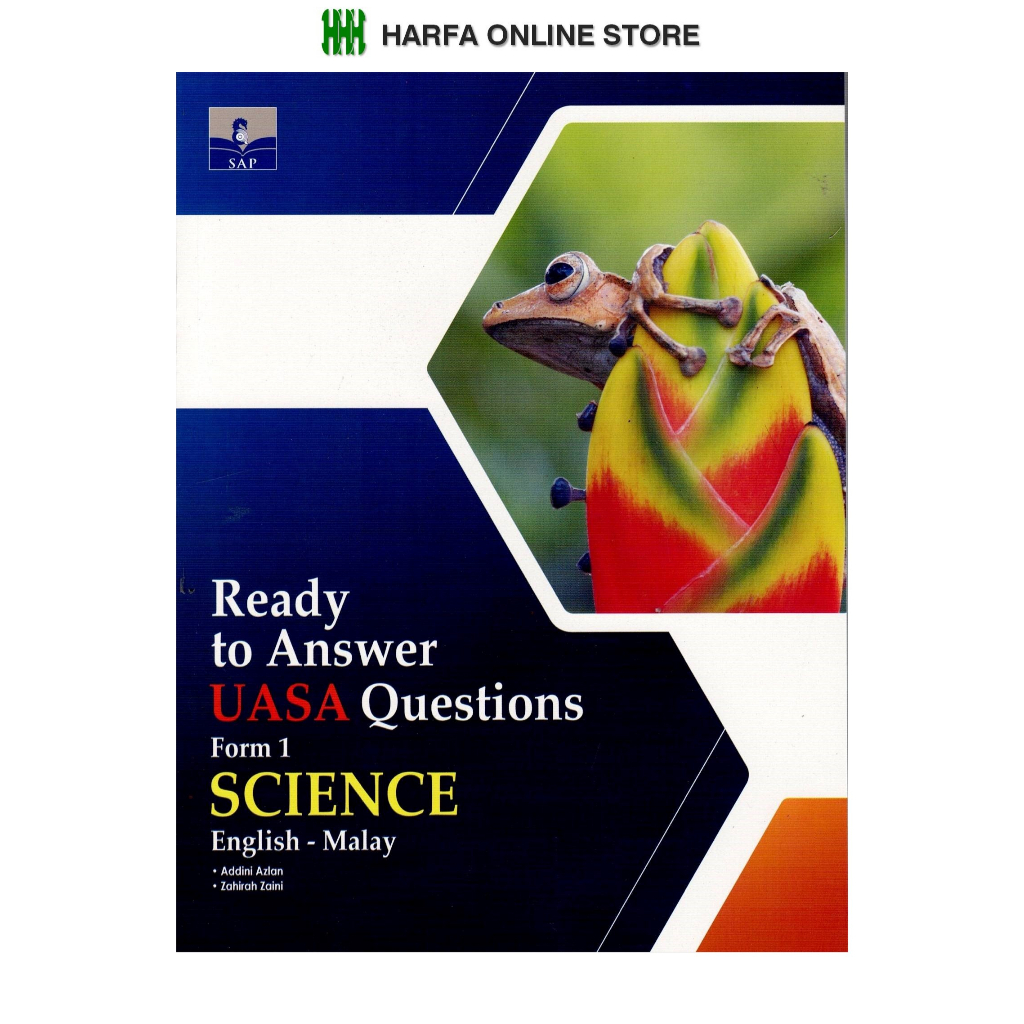 Buku Rujukan : Ready To Answer UASA Questions Science Form 1 ( English ...