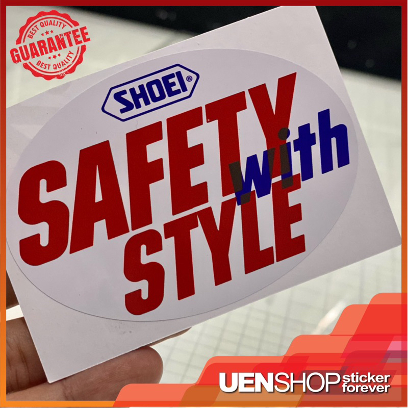 SHOEI SAFETY WITH STYLE #stickershoei #shoei #helmet #safetywithstyle ...
