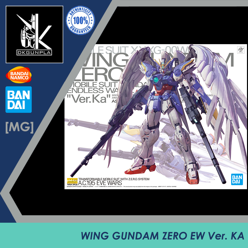 (Ready Stock) Bandai Namco [MG] Wing Gundam Zero EW Ver. Ka Model Kit ...