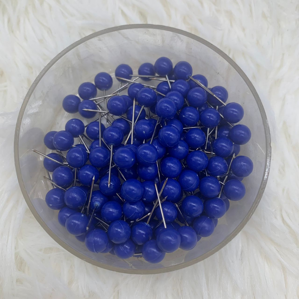 (±130pcs) Push Pin / Thumb Tack Pin/ Map Pins/ Jarum Cork Boards 地图钉大头针 ...