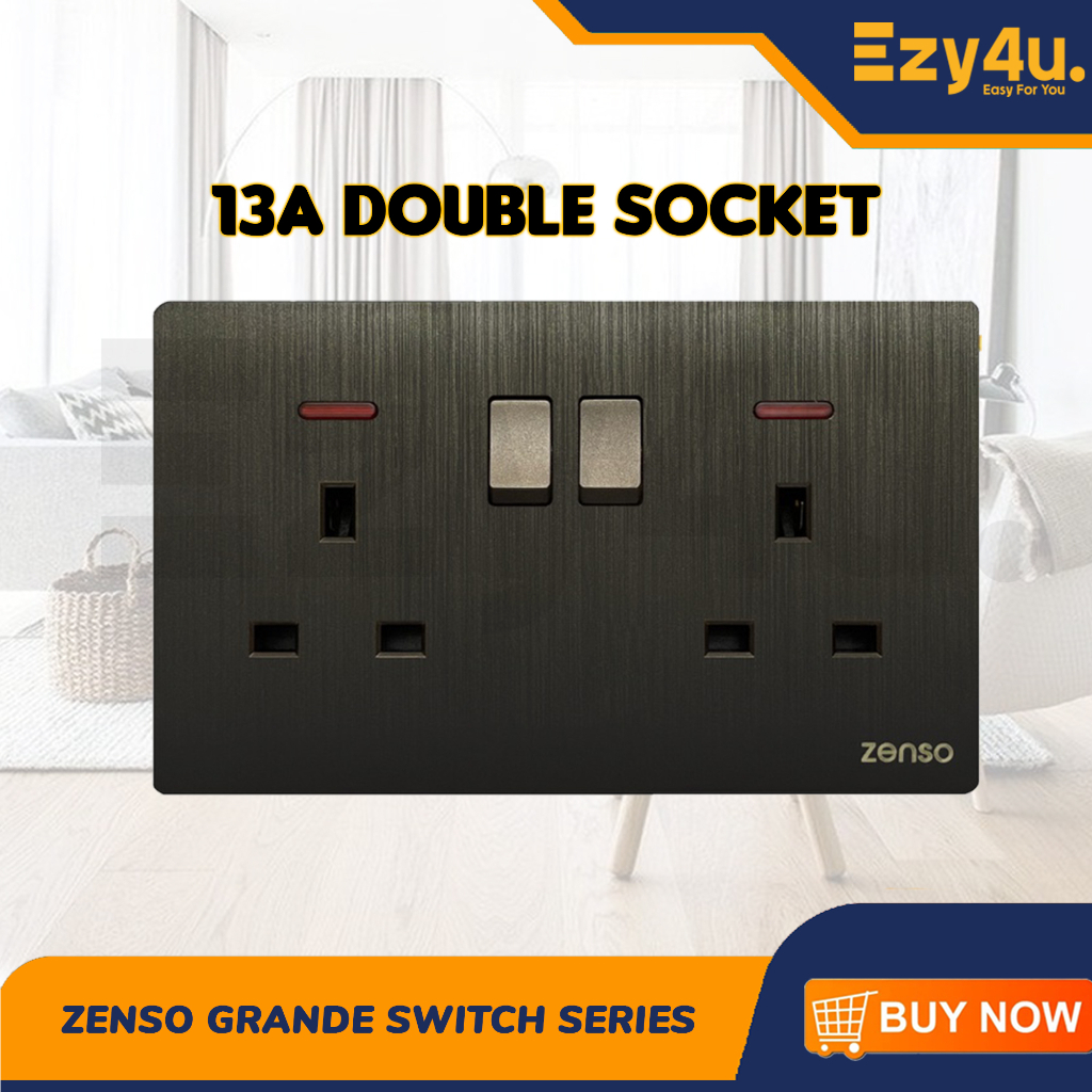 SIRIM Zenso Grande Socket and Wall Switch Slim Modern Switches Design ...