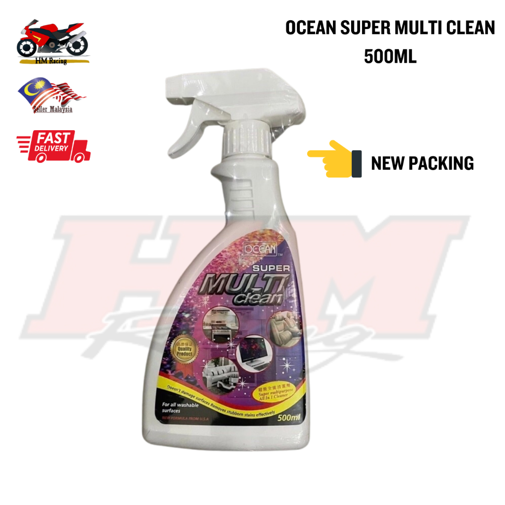 OCEAN SUPER MULTI CLEAN ALL IN 1 CLEANER 500ML SPRAY 多功能清洁剂 PEMBERSIH ...