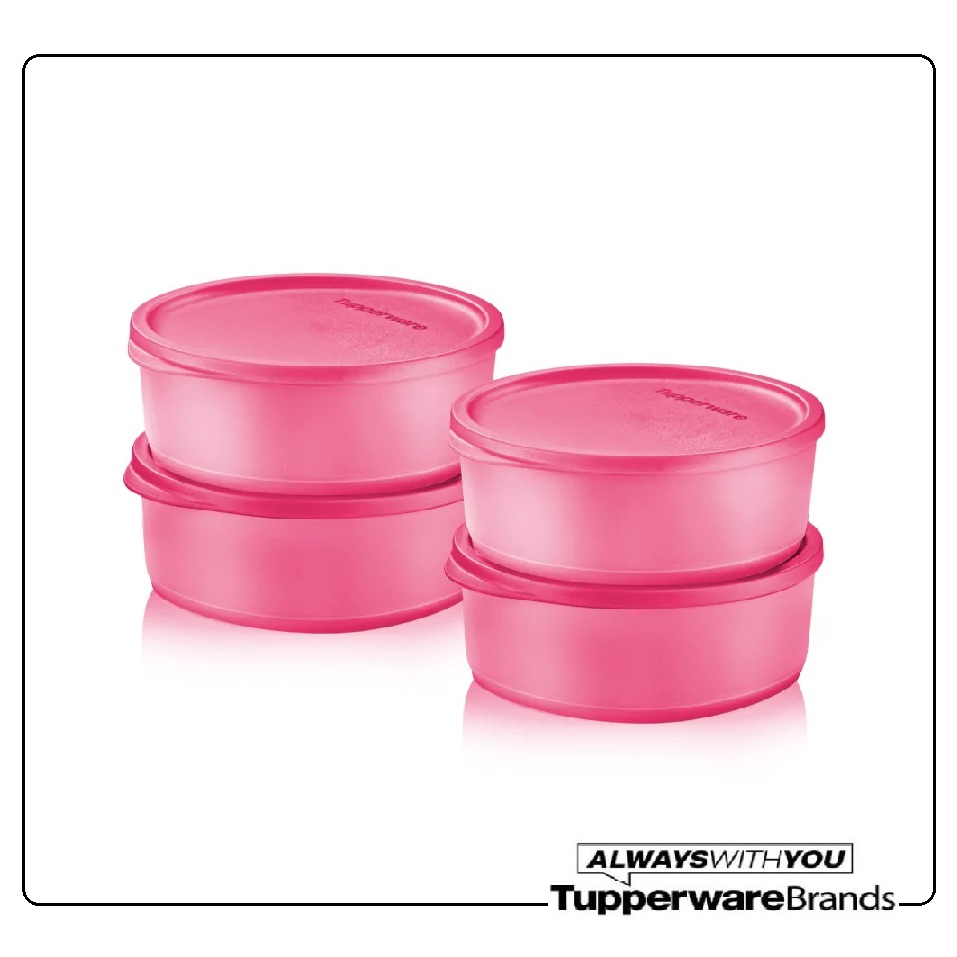Tupperware Summer Fresh Round Small (4) 950ml | Shopee Malaysia