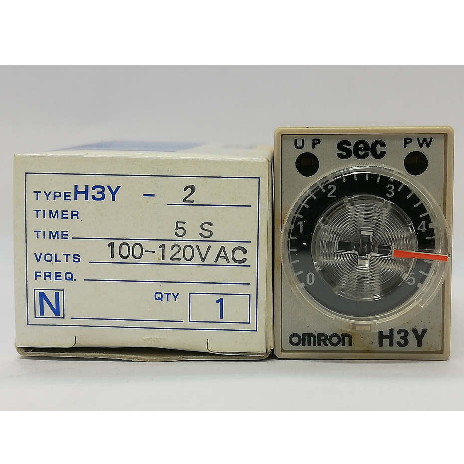 OMRON H3Y-2 AC100-120 5S OMI Timer | Shopee Malaysia
