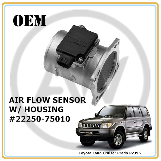 Toyota Prado Land Cruiser RZJ95 Air Flow Mass Sensor with Housing ...