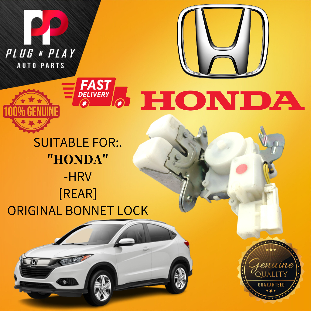 HONDA HRV REAR [BELAKANG] ORIGINAL HONDA BONNET LOCK QUALITY PRODUCT ...