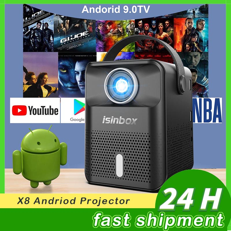 X8 Smart Projector 5G WiFi Bluetooth Support 4K Ultra HD LED Projector ...