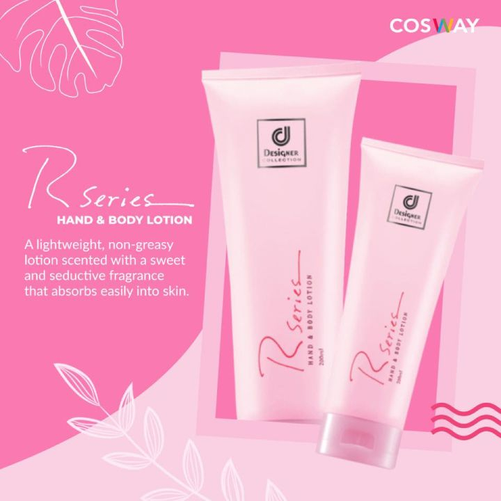 [Ready stock] Cosway Designer R Series hand & Body Lotion 200ml 100% ...