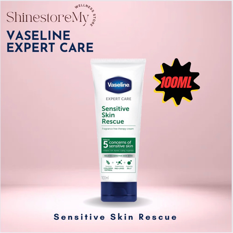 Vaseline Expert Care Sensitive Skin Rescue Extremely Dry Skin Rescue