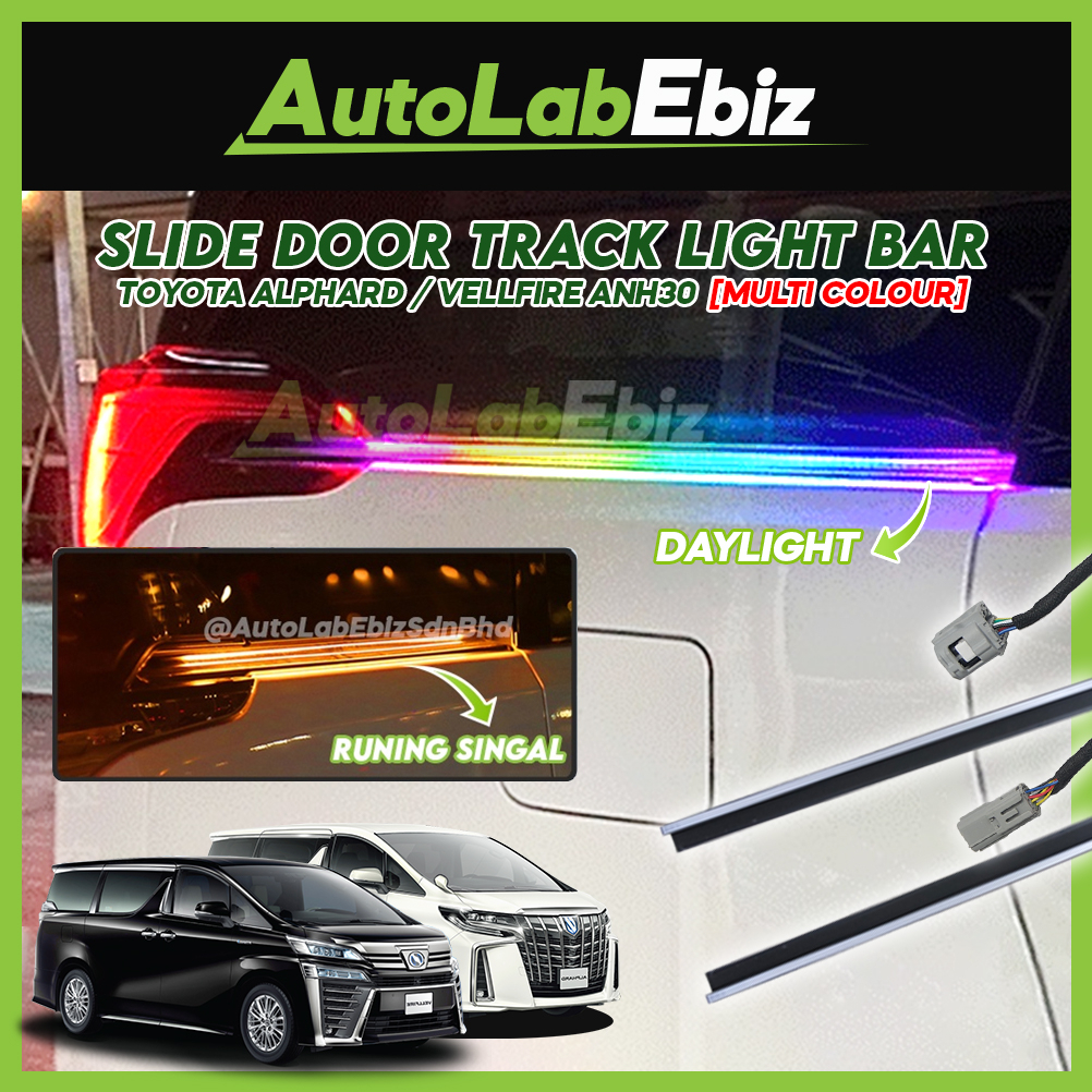 Toyota Alphard / Vellfire ANH30 15-17 & 18-22 Daylight Slide Door Track ...