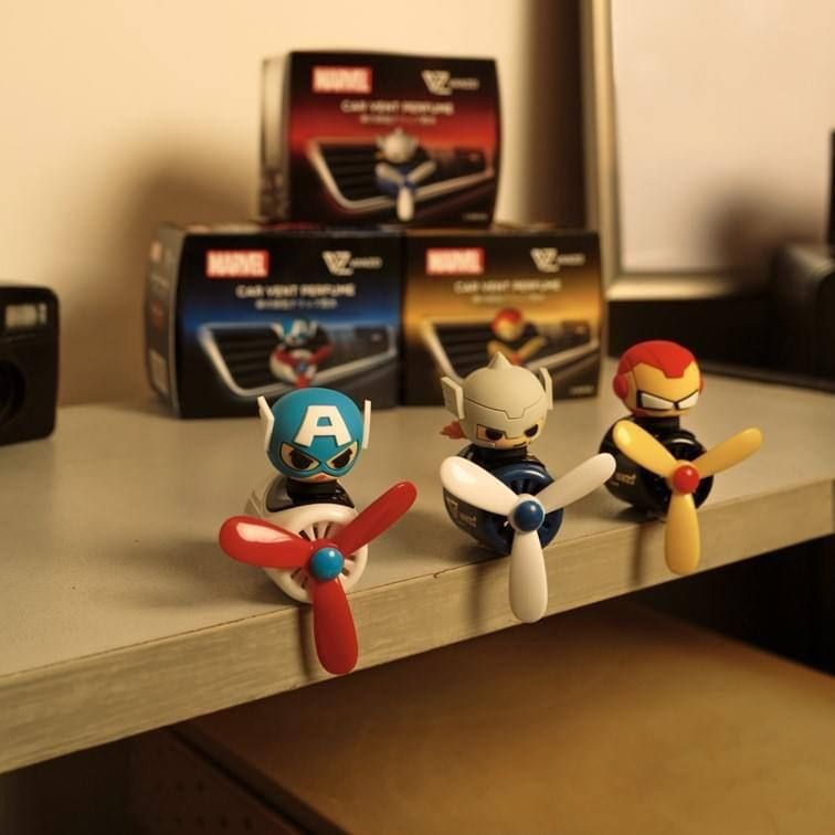NEW 2023 ORIGINAL VANZO MARVEL Series Car Vent Perfume Captain America ...