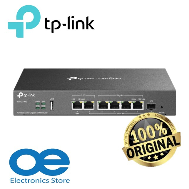 TP-LINK ER707-M2 4× Gigabit WAN/LAN Ports With Dual 2.5 Gbps Ports ...
