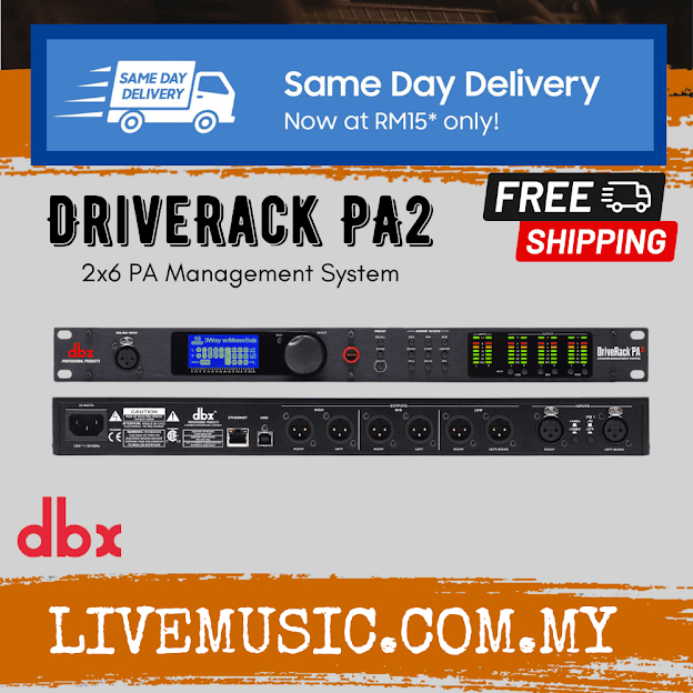Dbx By Harman DriveRack PA2 Complete Loudspeaker Management System ( DriveRackPA2 / DriveRack ...