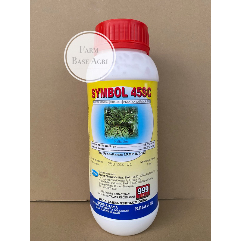 1L Hextar Symbol 45SC / Ametryn 45% / Rumput Parit / Rumput Sambau ...