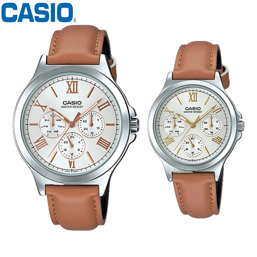 Casio Multi-Hands Couple Watch MTP-V300L-7A2 & LTP-V300L-7A2 | Shopee ...