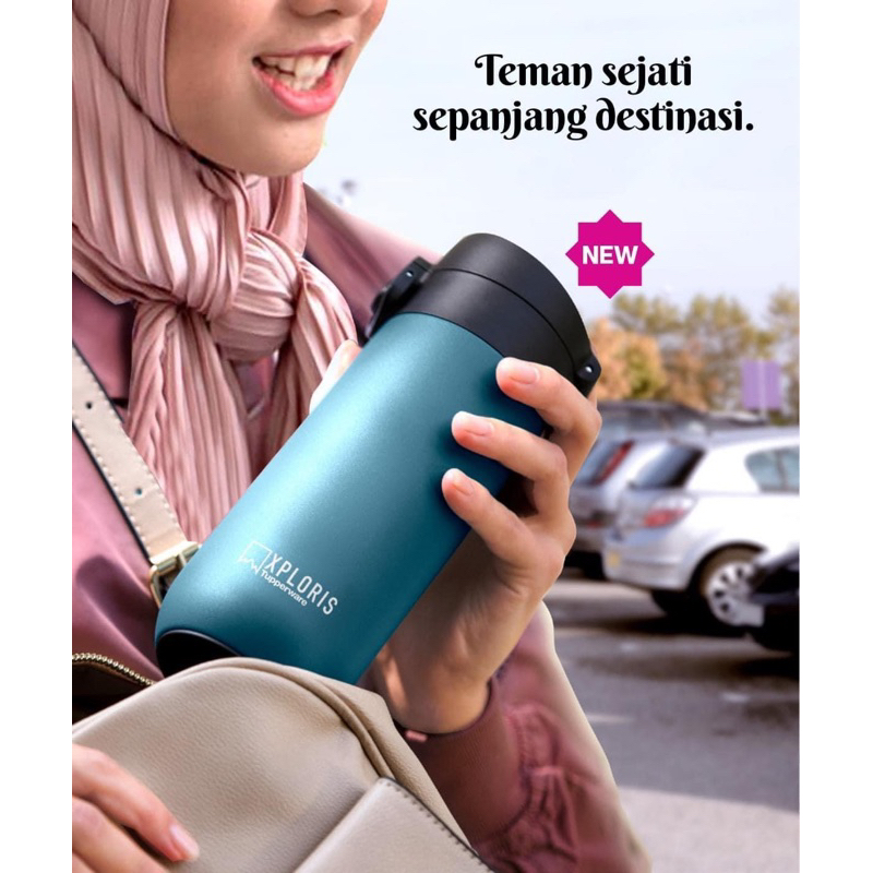 Tupperware Thermos Flask Metallic Thermal Flask | Shopee Malaysia