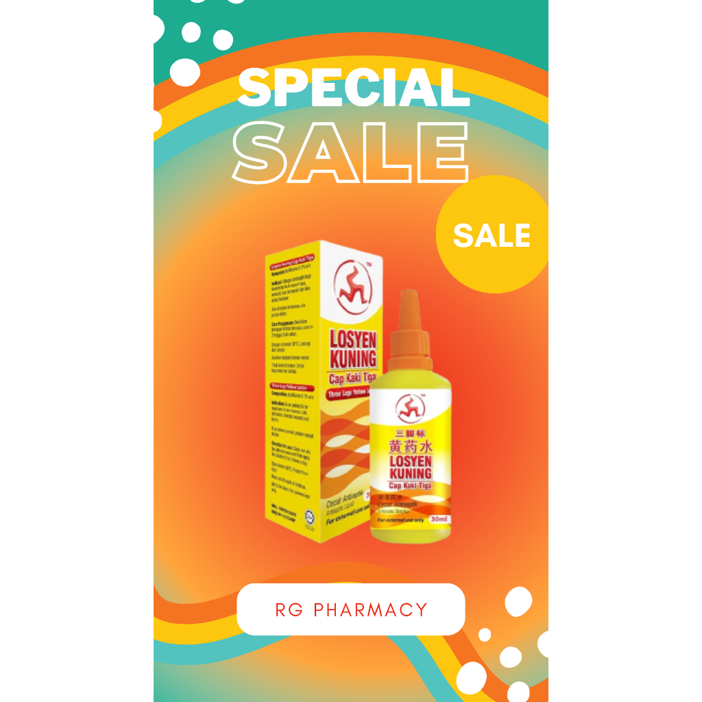 Losyen Kuning Cap Kaki Tiga 30ml | Shopee Malaysia