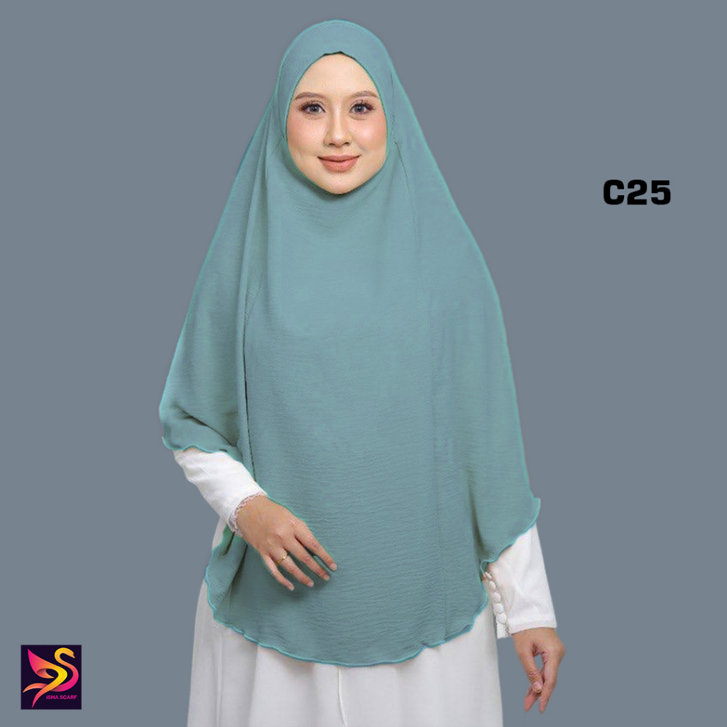 Khimar Sarung | Tudung Labuh Tali | Cotton CEY | Shopee Malaysia