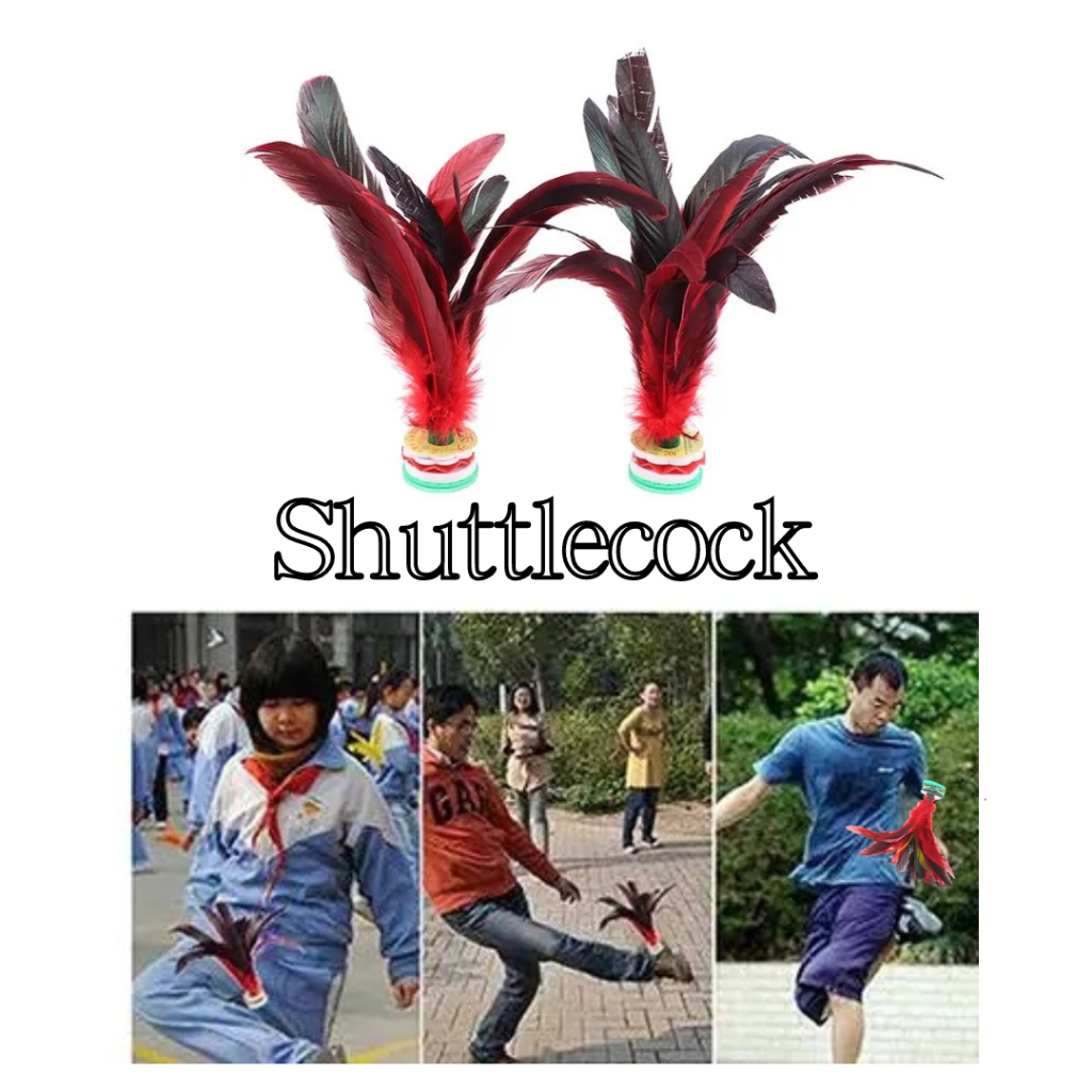 Kick Feather Shuttlecocks Badminton Original China Jianzi Shuttlecock ...