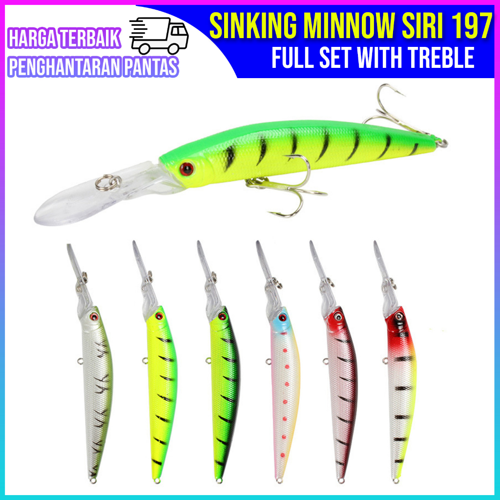 Siri 197 Lure Bait Popper 14.5CM 15.6gram Hard Plastic Sea Bass | Shopee Malaysia