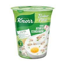 BUBUR NASI SEGERA INSTANT PORRIDGE IN CUP KNORR MAKANAN ASRAMA | Shopee ...