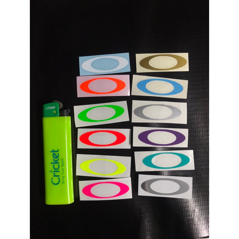 STICKERS OAKLEY LOGO VIRAL PELBAGAI WARNA TERKINI | Shopee Malaysia