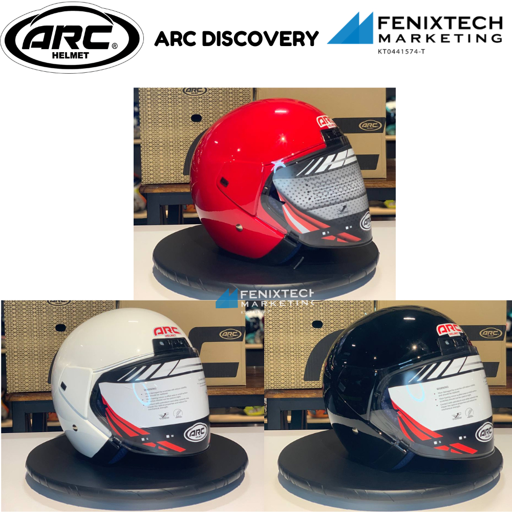 ARC Helmet Discovery| Topi Keledar ARC Discovery 100% original | Shopee ...