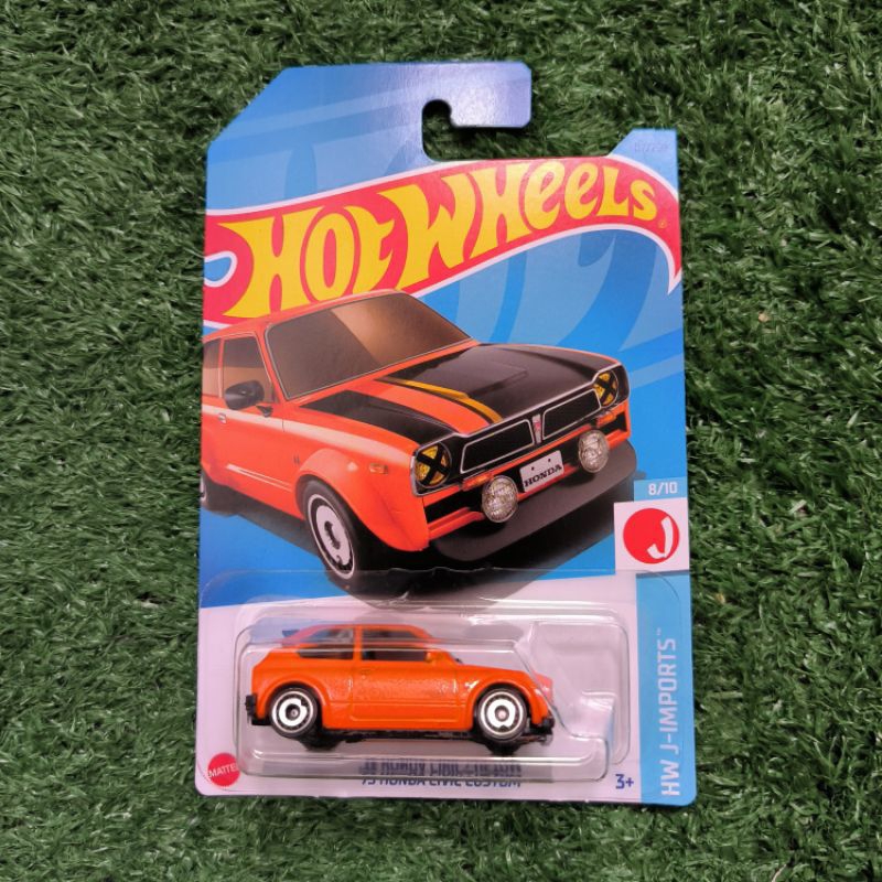 Hot Wheels '73 Honda Civic Custom HW J-Imports 2023 Case Mattel ...