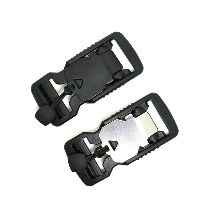 Black Fidlock V-BUCKLE 20mm 25mm 38mm + Pull Tab Magnetic Plug Buckle ...