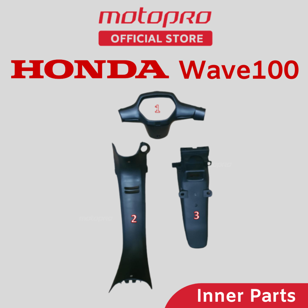 HONDA Wave100 Inner Non Color Parts Coverset Body Cover Set Wave 100 ...