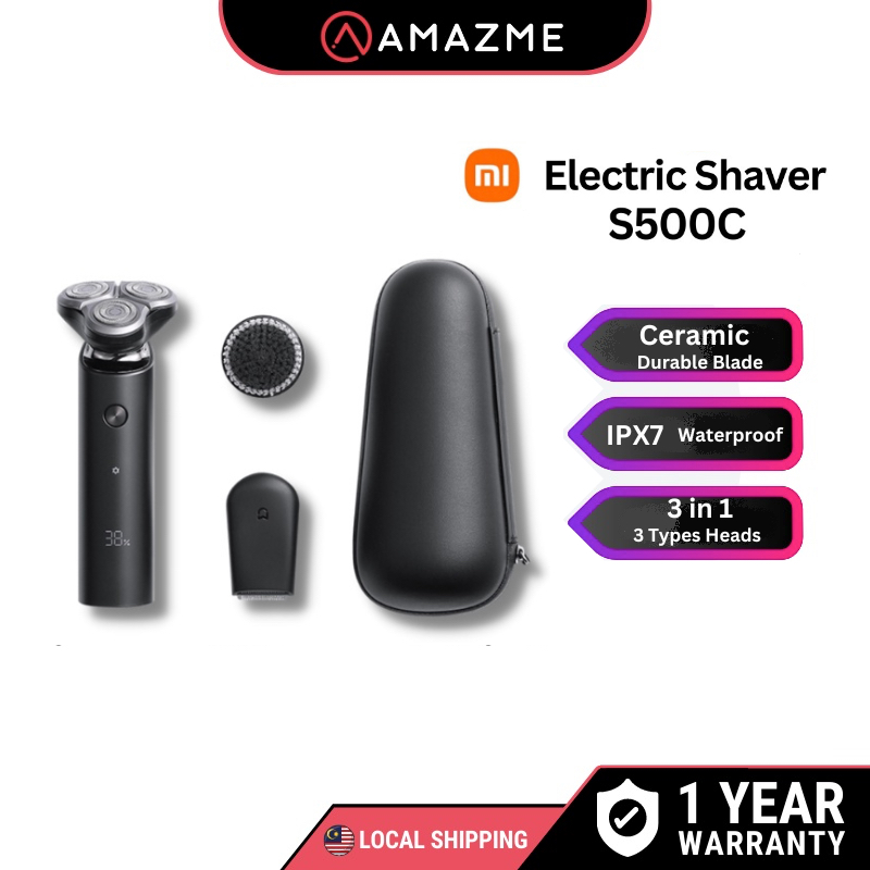 Xiaomi Mijia Electric Shaver S500C Razor 3-in-1 Cleansing, Trimming ...