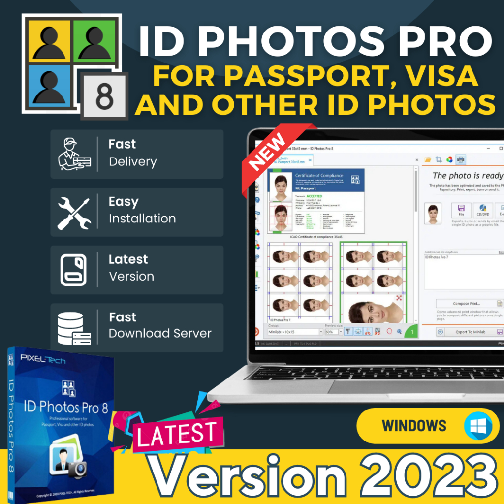 ID Photos Pro 8 - For Passport, Visa and other ID photos | Windows ...
