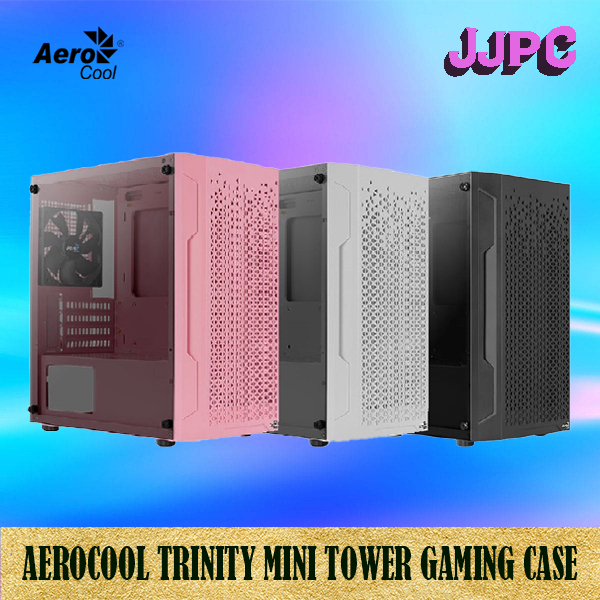 AEROCOOL TRINITY MINI TOWER CASE WITH 12cm BLACK FAN | Shopee Malaysia