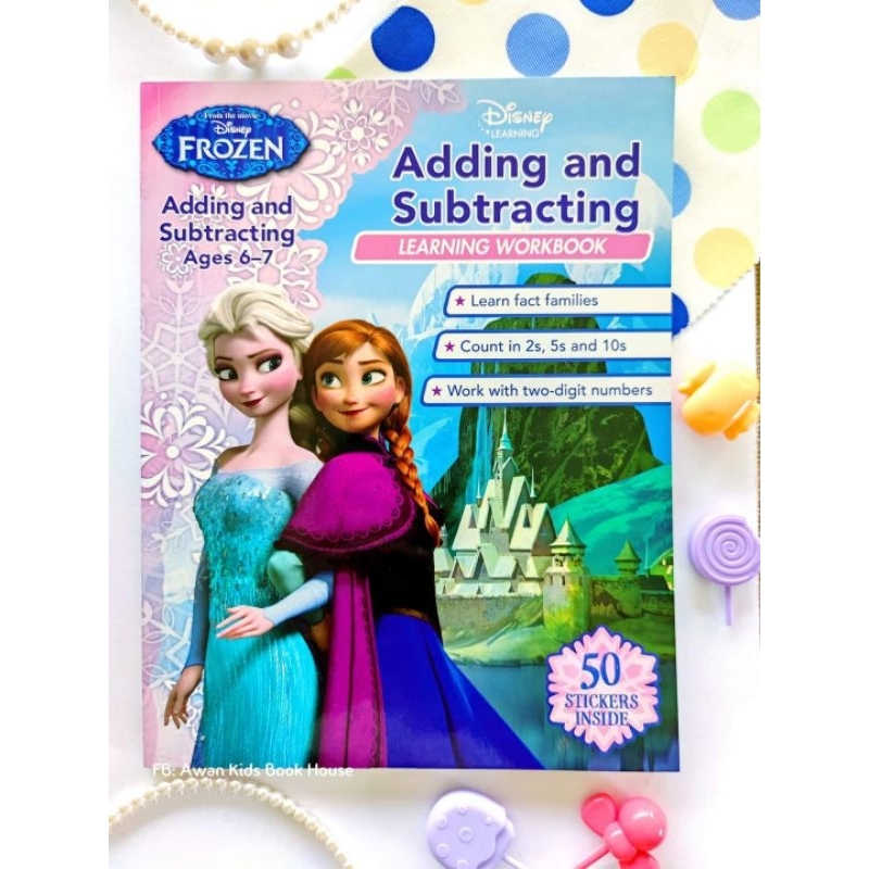 DISNEY LEARNING ADDING AND SUBTRACTION. MATH WITH FROZEN DISNEY ...