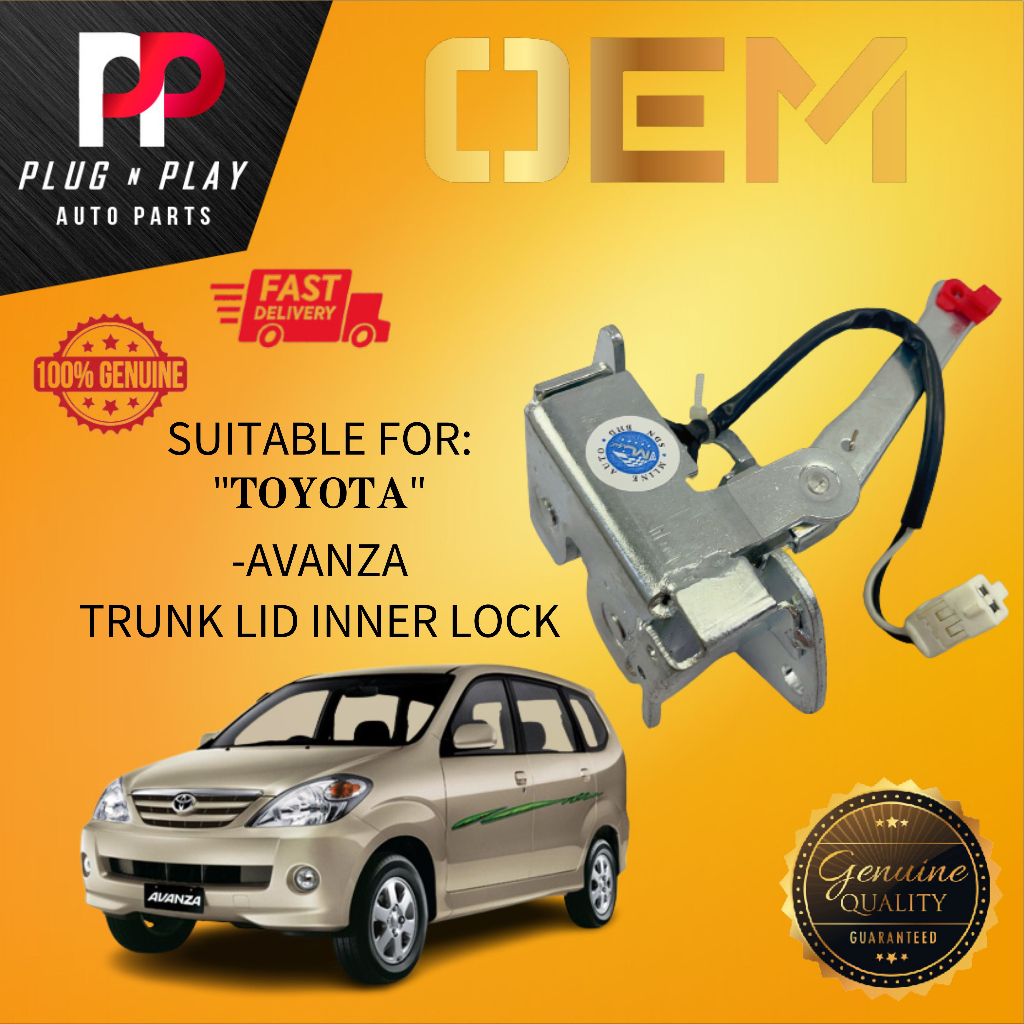 TOYOTA AVANZA TRUNK LID INNER LOCK QUALITY PRODUCT READY STOCK | Shopee ...