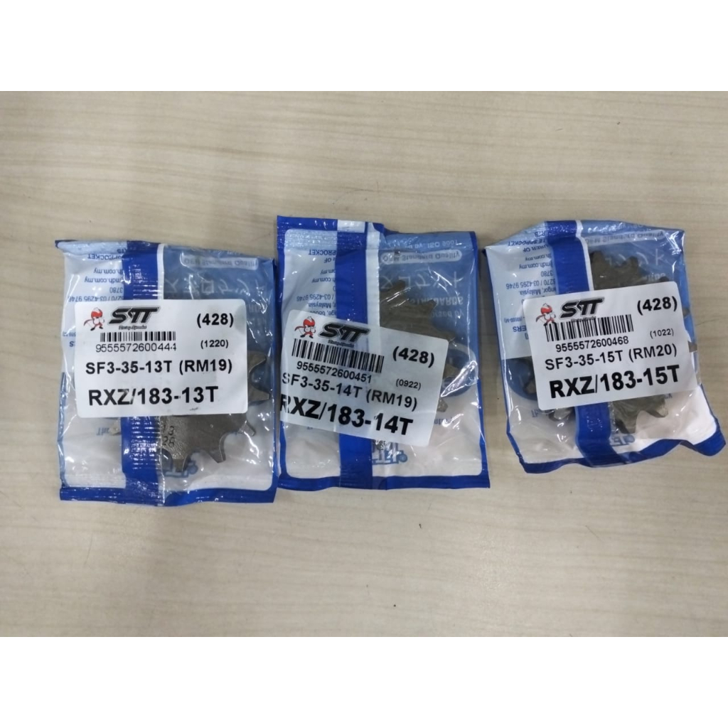 RXZ LAGENDA VF3I FRONT SPROCKET SPOKET DEPAN 13T 14T 15T (STT) | Shopee ...