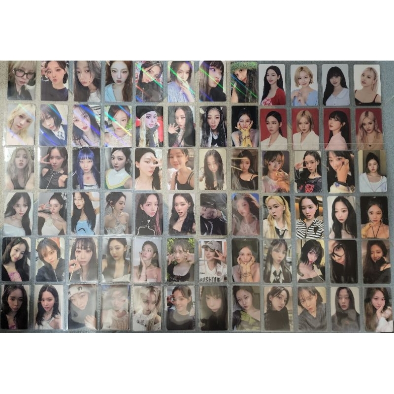(UPDATED) POB AESPA Photocard PC Makestar Everline Lotte Withmuu Lucky draw fansign My World ...