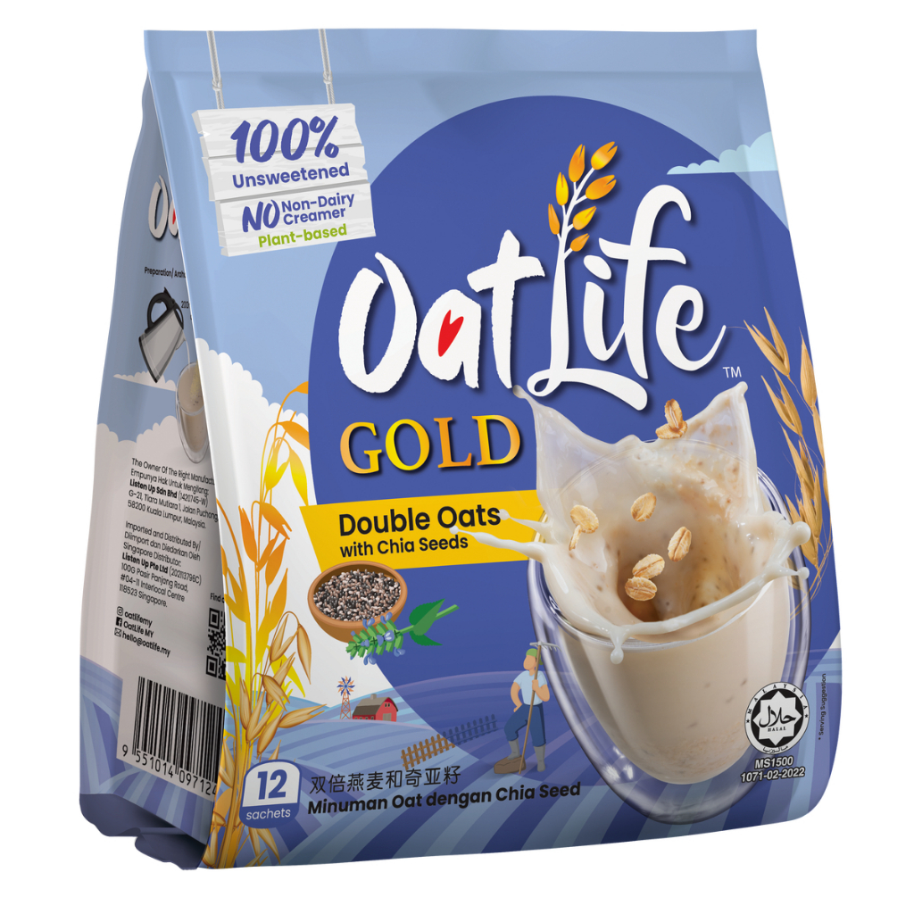 OatLife Double Oats With Chia Seeds | Shopee Malaysia