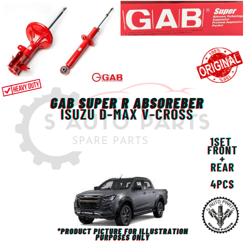 ISUZU D-MAX V-CROSS 4X4 (FRONT+REAR)GAB SUPER R SPORT PREMIUM HEAVY ...
