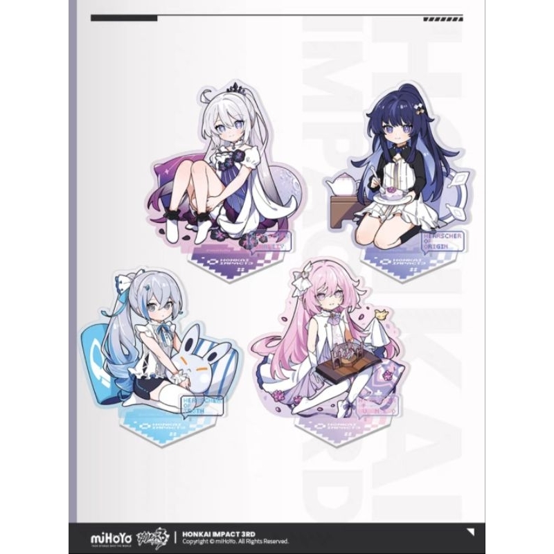 OFFICIAL Honkai Impact 3rd Chibi Herrscher Series Acrylic Stand 2 ...