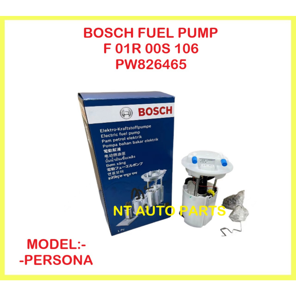 Fuel Pump Proton Persona Assembly Bosch PW826465 High Pressure ...
