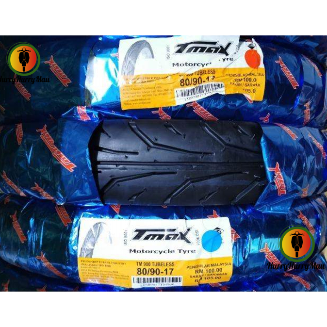TM900 TMAX TYRE VIVA TM900 70/90-17 or 80/90-17 TUBELESS MOTOR TYRE ...